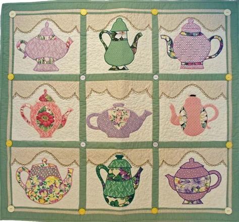 Teapot Quilt Block At Lily Picton Blog