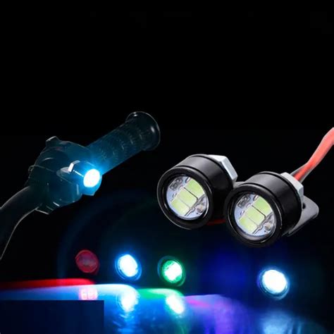 Pink Ghost Fire Motorcycle Led Headlights Hawk Eye Mercadolibre