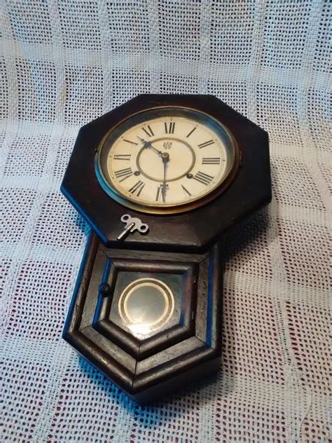 Antique Waterbury Wall Clock 1848728371