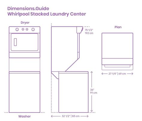Standard Washer And Dryer Dimensions With Photos