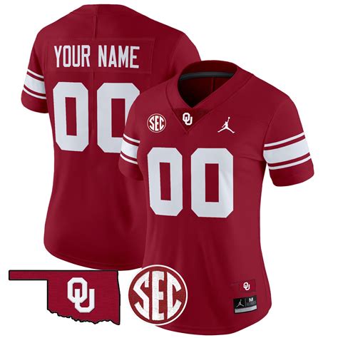 Oklahoma Sooners Throwback Vapor Limited Custom Jersey All Stitched