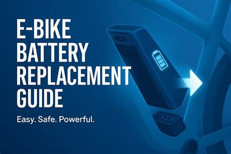 How To Replace Your Ebike Battery Complete Step By Step
