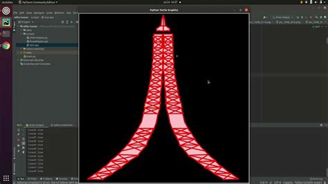 Build Eiffel Tower Using Python Code Youtube