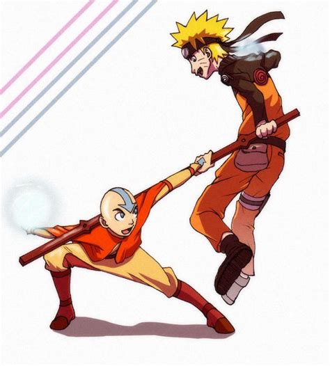 Aang Vs Naruto By Dimezanime88 By Aangadoration On Deviantart Aang