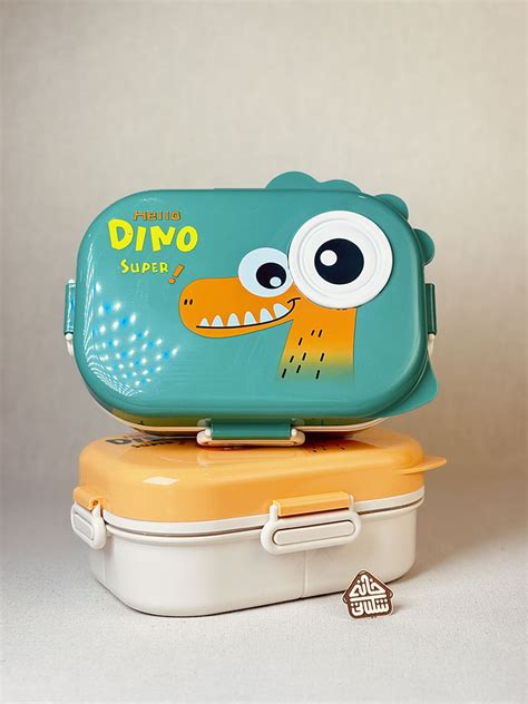 خرید ظرف غذا دایناسور سه قسمتی