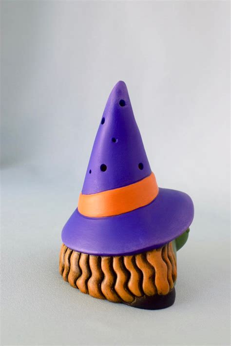 Halloween Ceramic Witch Etsy