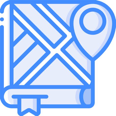 Maps Basic Miscellany Blue Icon