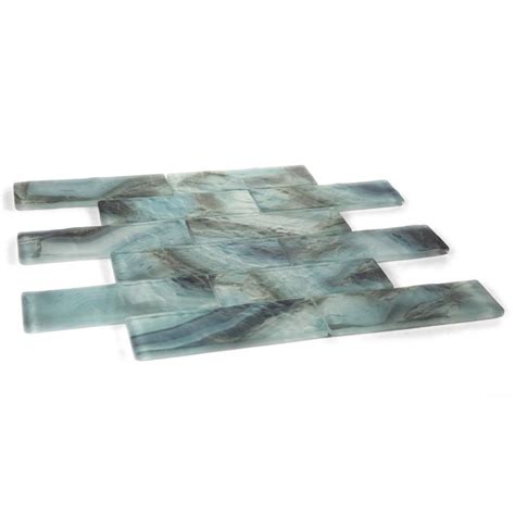 Elysium Tiles Art Onyx Ocean 1175 X 1175 Glass Mosaic Tile Ama