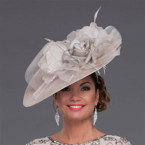 Upswept Hatinator With Feathers Hat 7 Catherines Of Partick