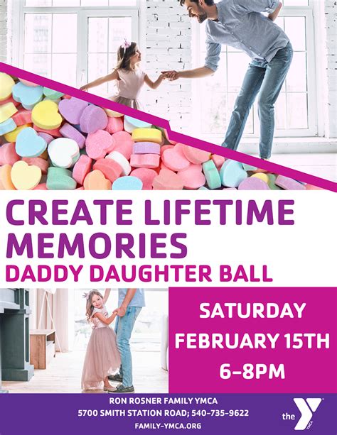 Create Lifetime Memories Daddy Daughter Ball Rappahannock Ymca