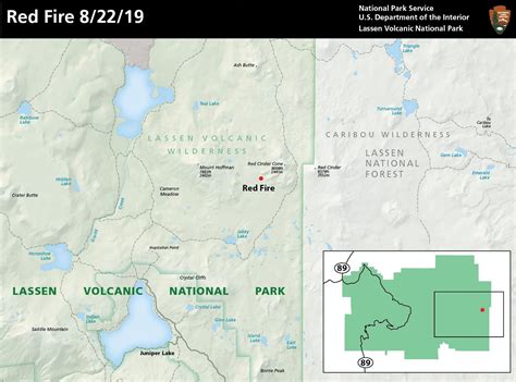 Officials Monitoring Lightning Ignited Wildfire In Lassen Volcanic