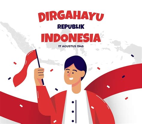 Illustration Of Indonesian Independence Day Premium Vector
