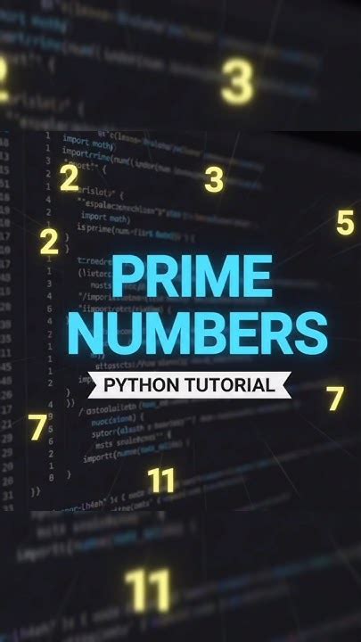 Prime Numbers In Python 🐍 Simple Logic In 30 Seconds Youtube