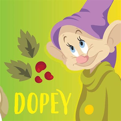 Dopey Dwarf In Green Wallpaper Wallpapersok