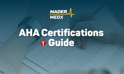 Aha Certifications Guide Mader Medx