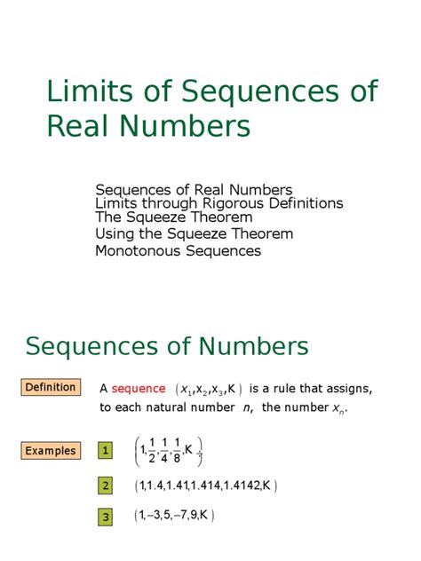 Pc Intro To Sequences Pdf Limit Mathematics Sequence
