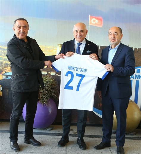 Tff Başkanı Mehmet Büyükekşi Akademi Ziyaretlerine Ankarada Devam Etti Tff Haberleri Tff