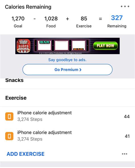 Double Input Rmyfitnesspal