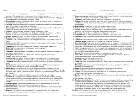 404 Basic Mineral Processing Termspdf