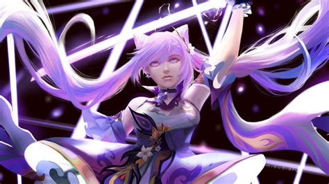 Purple Keqing Hd Genshin Impact Wallpapers Hd Wallpapers Id 67567