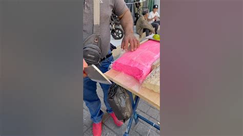 Turrón Rosa Con Limón Chilito Y Chamoy Turrón Food Viral Foryou
