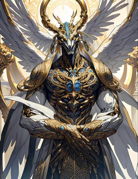 Raw Photo Masterpiece Anthropomorphic Humanoid Seraphim
