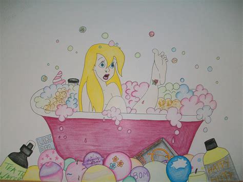 Ariel Me Taking A Bath By Aimee J On Deviantart