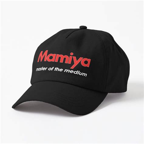 Mamiya Photography Logo Cap By Kennaperaza In 2025 Photography Logos Dad Hats Cap