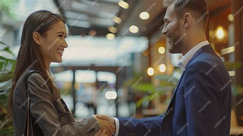 friendly handshake between interviewer and candidate after successful