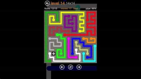 Flow 14x14 Level 14 Walkthrough Youtube