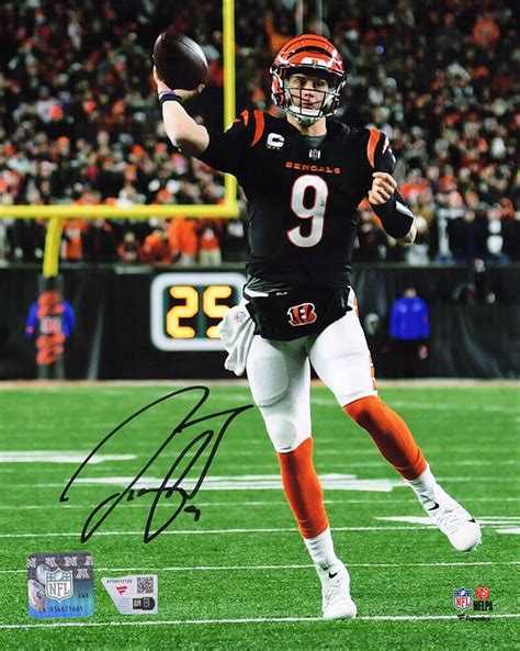 Joe Burrow Signed Bengals 8x10 Photo Fanatics Pristine Auction