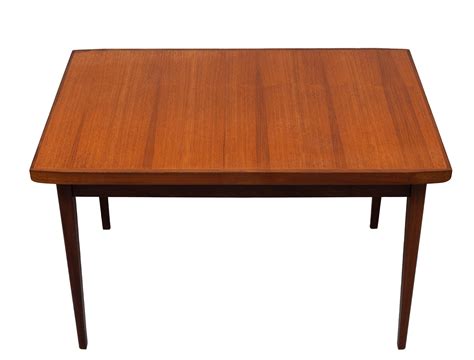 Mid Century Extendable Dining Table Made Of Teak In The 1960s For Sale