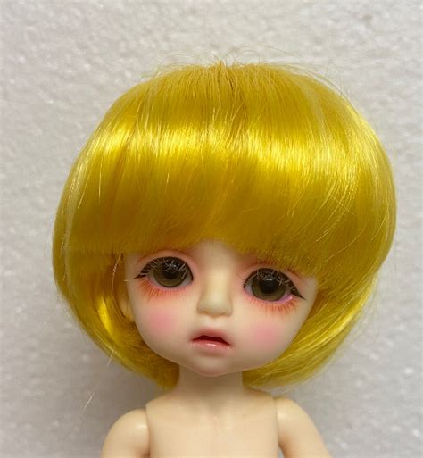Bubbles Wig Yellow Size 5 6 Doll Peddlar