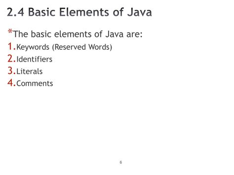 Ppt Session 2 Basics Of Java Programming Powerpoint Presentation