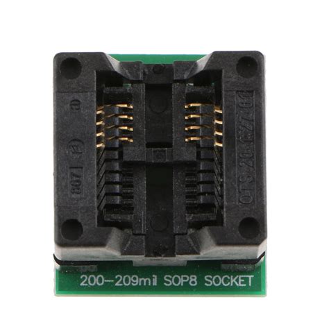 Atorse® Soic8 Sop8 To Dip8 Programmer Adapter Ic Test Socket Converter Module Board 208mil Blue