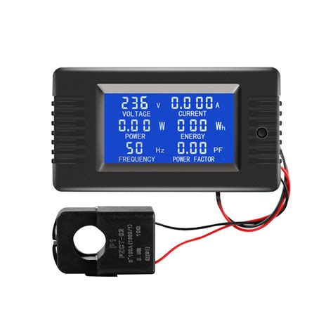 Ac Current Voltage Amperage Power Energy Panel Meter Lcd Digital