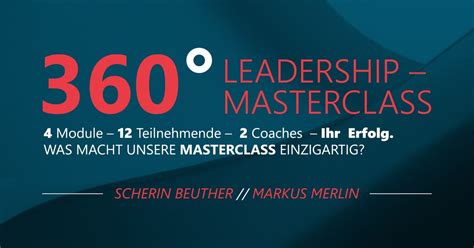 Überblick Masterclass 360° Leadership Fortbildungsprogramme
