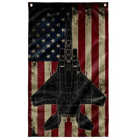 F 15 Eagle Wall Flag