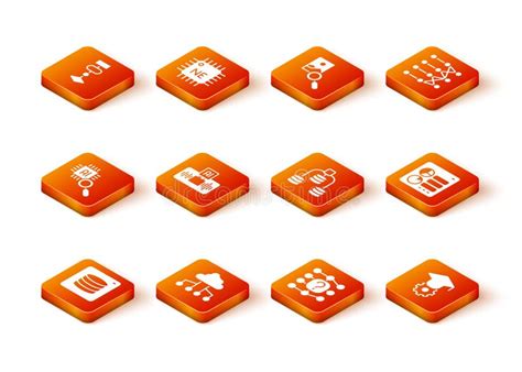 Set Server Data Network Cloud Connection Processor Cpu Artificial