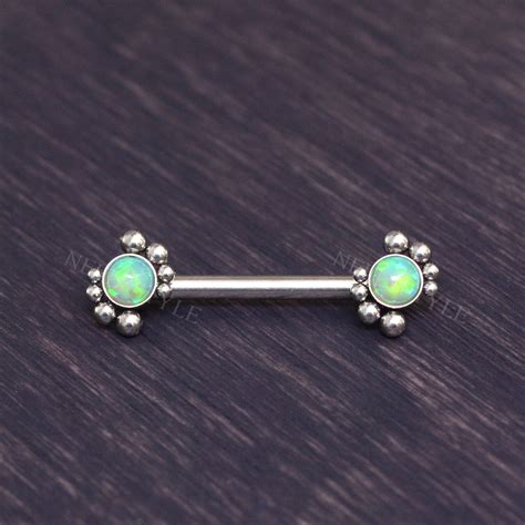 Titanium Nipple Barbell Nipple Ring 14g Nipple Piercing Jewelry Etsy
