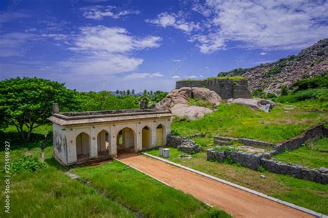 King Fort Or Rajagiri Fort Of Gingee Or Senji In Tamil Nadu India It