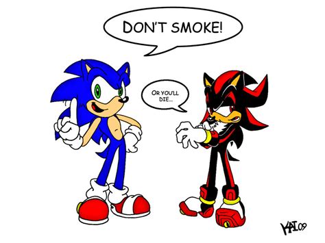 Sonic Sez Dont Smoke Color By Heyro0 On Deviantart