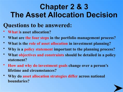 Week 4 Chapter 2 The Asset Allocation Decisionpptx