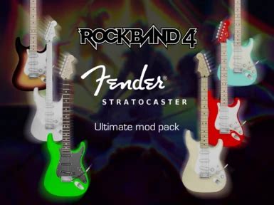 Rock Band 4 Fender Stratocaster Modpack At Guitar Hero World Tour Nexus