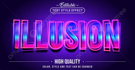 editable text style effect illusion text style theme poster template