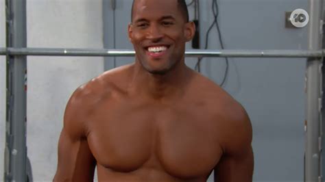 Auscaps Matthew Atkinson And Lawrence Saint Victor Shirtless In The Bold And The Beautiful