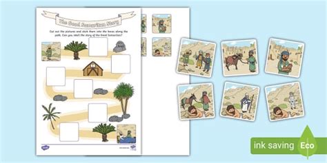 The Good Samaritan Cut And Stick Activity Bible Stories