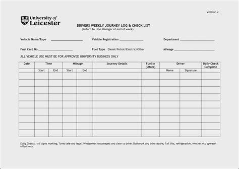 Free Printable Dvir Form
