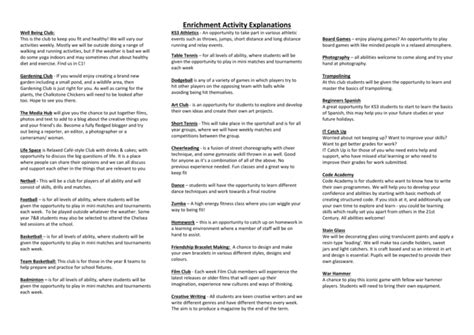 Enrichment Explanation