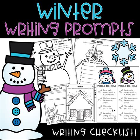 Winter Writing Prompts Winter Creative Writing Narrative Opinion Poetry